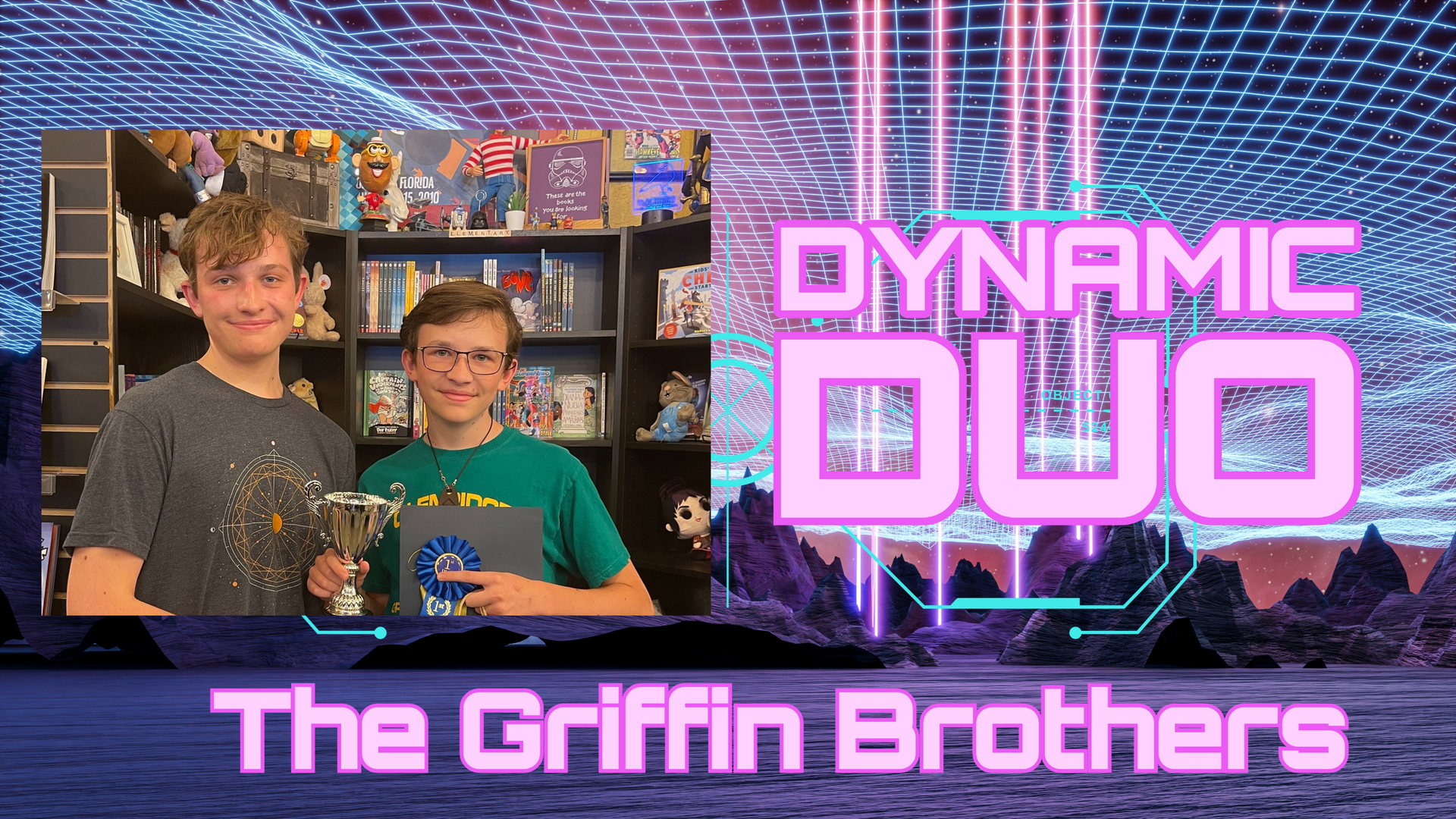 THE DYNAMIC DUO- CONGRATULATIONS! – Blackbird Comics & Coffeehouse